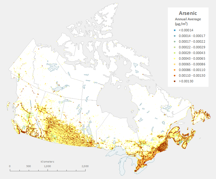 Arsenic - Environmental Exposures - CAREX Canada
